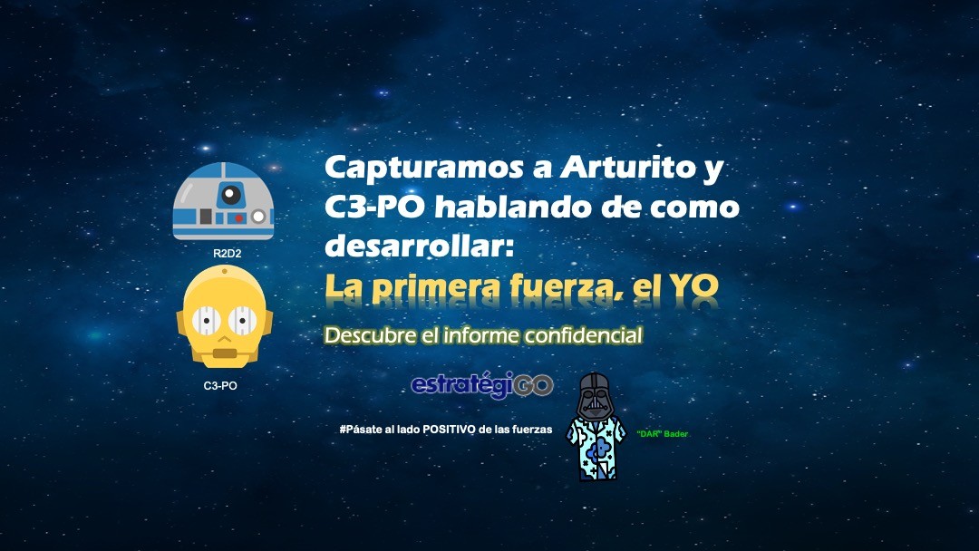 Arturito (R2D2) y C3PO conversan sobre cómo desarrollar la primera ...